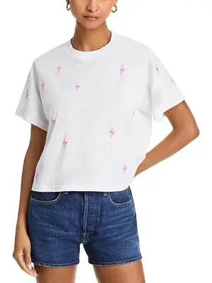 Aqua Haley Tee - White