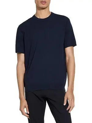 Theory Soris Tee In Fine Bilen Dark Eclipse
