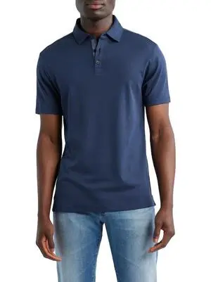 ROBERT BARAKETT Georgia Short Sleeve Pima Cotton Polo
