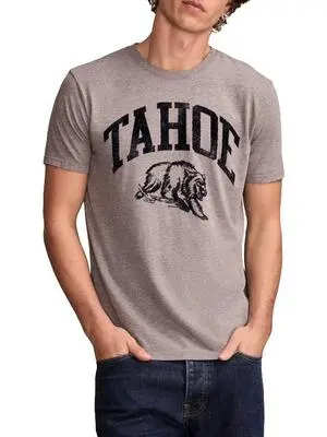 Lucky Brand Tahoe Cotton Graphic T-shirt - Heather Grey