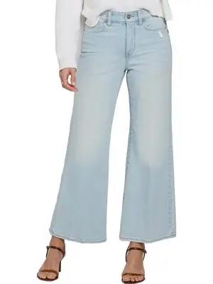 NYDJ Mia Palazzo High-waist Flare Jeans - Sky Valley
