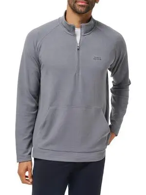 Travis Mathew TravisMathew Thermal Quarter Zip Pullover Quiet Shade