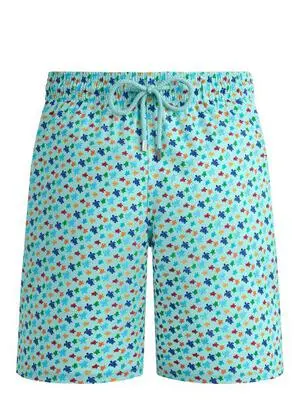 Vilebrequin Long Stretch Swim Trunks - Blue