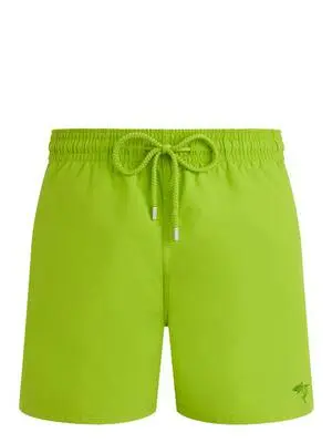 Vilebrequin Swim Trunks Requins Waterreactive Mdb Moorea - Green