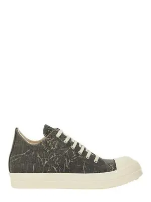 Rick Owens Canvas Sneaker - Black