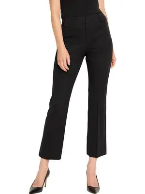 NIC+ZOE Plaza Ankle Demi Bootcut Pants - Black Onyx