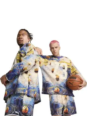 PUMA Dylan Exhibit Hockey-inspired Basketball Sweater - Blue