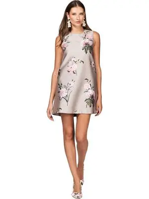 Sachin & Babi Uma Printed Mini Dress - Pewter English Rose
