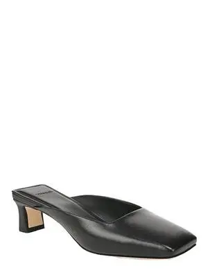 Vince Vince Electra Leather Mules Black