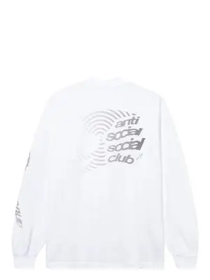 ANTI SOCIAL SOCIAL CLUB Alpine Stars Helmet Long Sleeve Tee Shirt - White