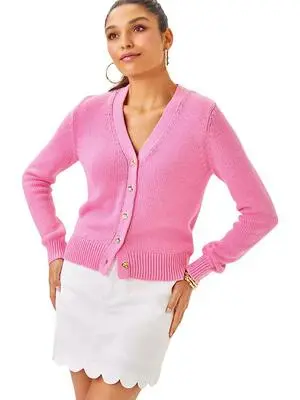 LILLY PULITZER Tippery Cardigan Rousseau Pink