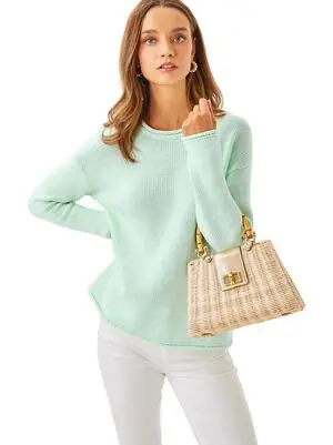 LILLY PULITZER Lotan Sweater Creme De Menthe Marl
