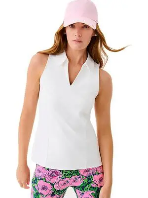 LILLY PULITZER Upf 50+ Luxletic Martina Polo - Resort White