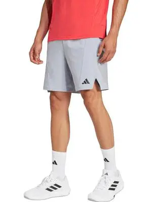 Adidas Training Workout Shorts - Halo Silver