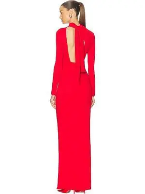 Ila Idina Halterneck Dress - Red