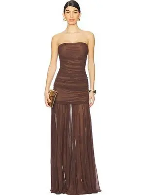 Retrofete Adele Dress - Dark Chocolate
