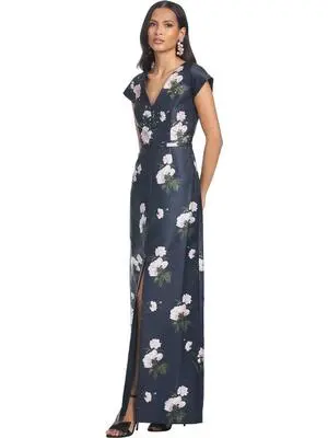 Sachin & Babi Della Floral Gown Floral