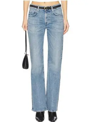 Citizens Of Humanity Genova Low Slung Boot Jeans - Blue