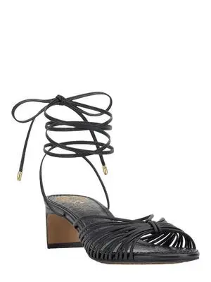 Vince Camuto Lory Ankle Wrap Sandal - Black