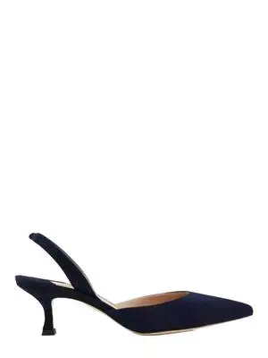 Manolo Blahnik Carolyne 70mm Slingback Pumps - Blue
