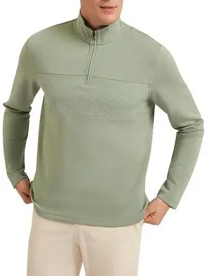 Ted Baker London Quarter Zip Pullover - Green