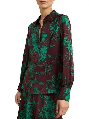 HOBBS LONDON Hobbs London Limited Grasmere Printed Shirt