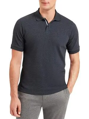 Ted Baker London Redman Textured Polo Shirt Navy