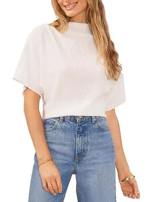 Vince Camuto Textured Top - Ultra White