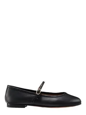 MARGAUX LONNBERG The Demi Jane Flat - Black Nappa
