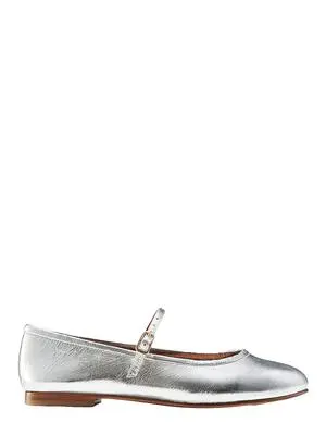 MARGAUX LONNBERG The Demi Jane Flat Silver