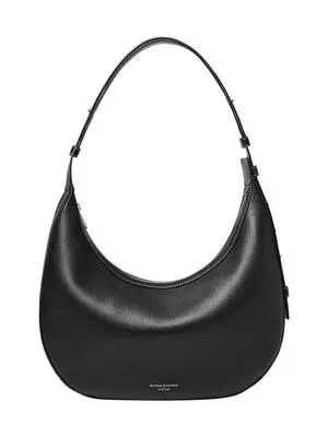 ASPINAL OF LONDON Soho Crescent Cross-body Bag - Black