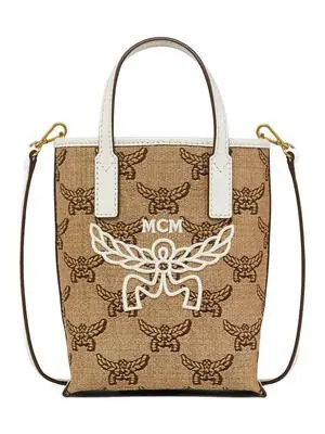 Mcm Himmel Crossbody Bag - Natural