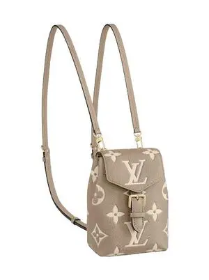 LOUIS VUITTON Tiny Backpack Monogram Empreinte - Tourterelle Beige/cream