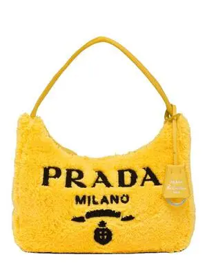 Prada Re-edition 2000 Terry Mini Bag - Yellow/black
