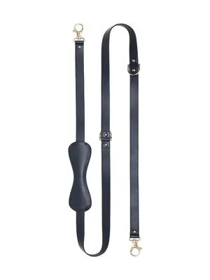 Giorgio Armani Poldo X Leather Leash - Navy Blue