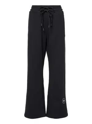 Adidas By Stella McCartney High-rise French Terry Sweatpants - Black