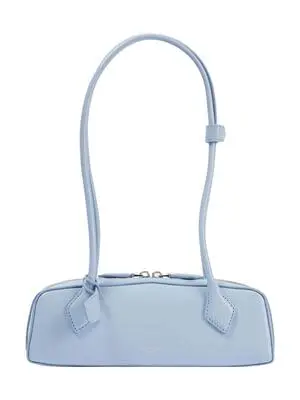 Alaïa Le Teckel Small Leather Shoulder Bag - Blue