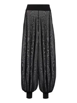 Alaïa High-rise Viscose Pants - Black