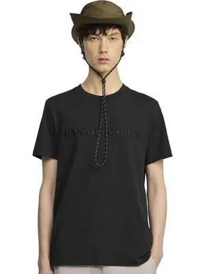 Canada Goose Emersen Embroidered T-shirt Black