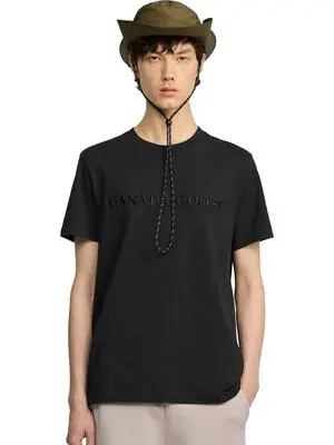 Canada Goose Emersen Embroidered T-shirt Black