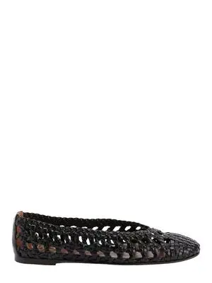 GIUSEPPE ZANOTTI Georgia Cage Ballet Flats - Black