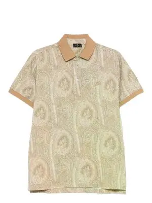 Etro Paisley Polo Shirt - Brown