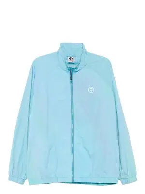 AAPE BY *A BATHING APE® Moonface-logo Windbreaker Jacket - Blue