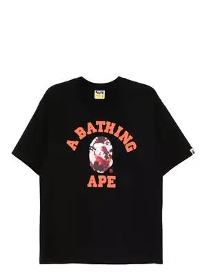 A BATHING APE Printed T-shirt - Black