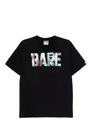A BATHING APE Printed T-shirt - Black