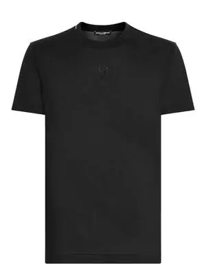 Dolce & Gabbana Logo-embroidery T-shirt - Black