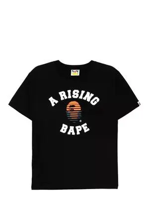 A BATHING APE Printed T-shirt - Black