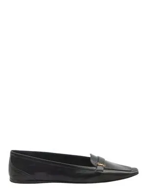 Saint Laurent Poppy Ballerinas - Black