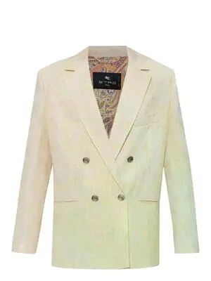 Etro Double-breasted Blazer - Neutrals