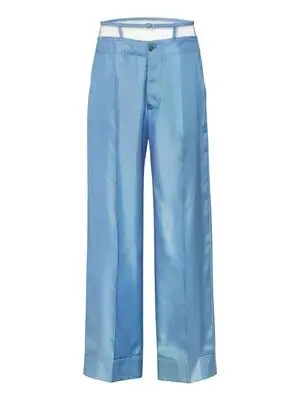 Dsquared2 Silk Trousers - Blue